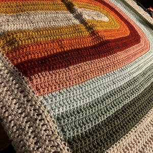 Winter CROCHET PATTERN Jumbo Yarn Knit Stitch Blanket 3 Sizes - Etsy