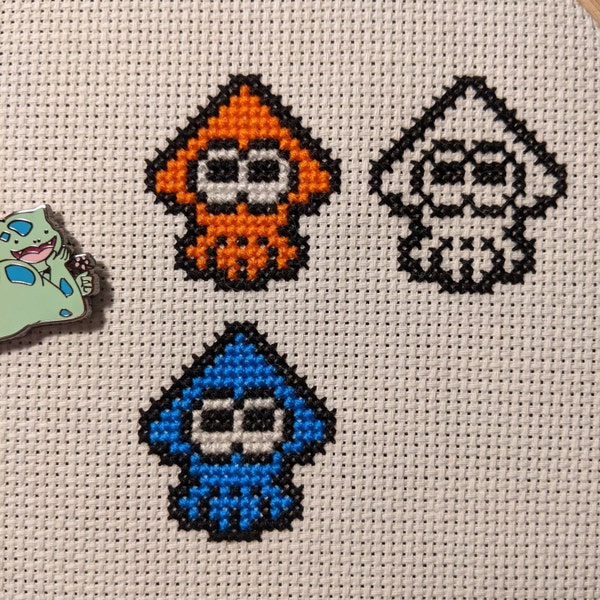 PDF Pattern Splatoon Squids Cross Stitch - Etsy