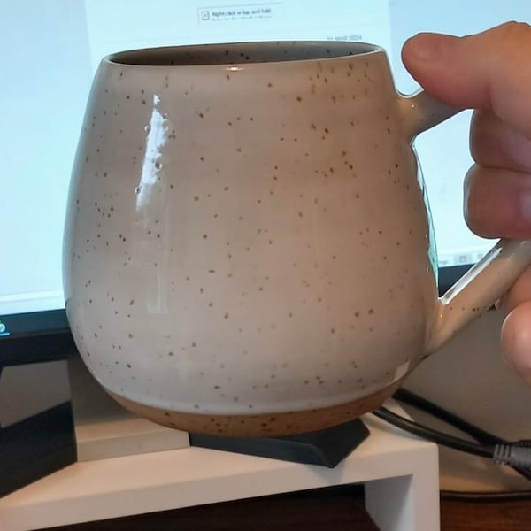 Ceramic Handleless Mug 13oz, Minimalist Mug No Handle 400ml, Grey and ...