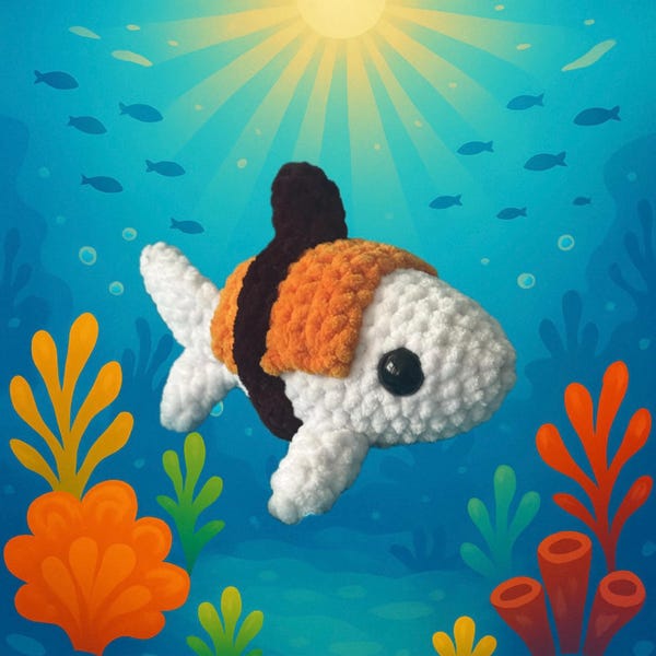 Sharkshimi the Sushi Shark Crochet Pattern PDF - Etsy