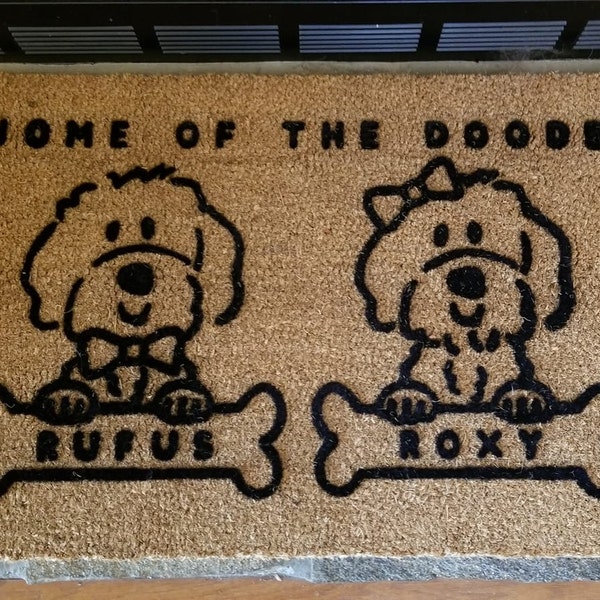 Custom Doodle Mat, Doodle Doormat, Goldendoodle Doormat, Labradoodle ...