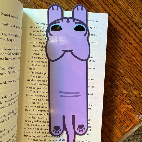 Long Cat & Dog Bookmarks - Etsy