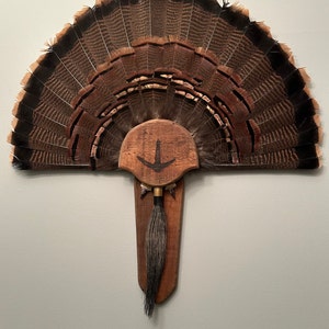 Classic Turkey Fan Mount - Etsy