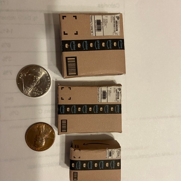 Mini Amazon Box Template | Works on Cricut - Etsy