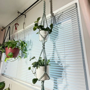 Mini Macrame Hanger for IKEA Indoor Greenhouse Small Plant - Etsy