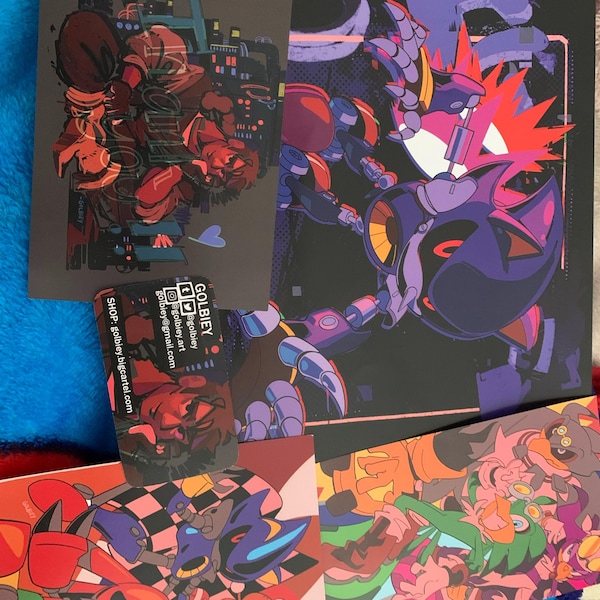 Sonic Art Print Metal Sonic - Etsy