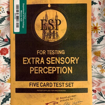 Ghostbusters ESP Zener Card Set - Etsy