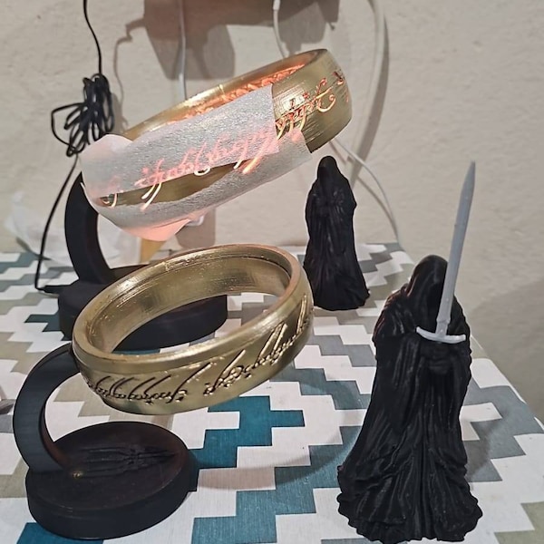 The One Ring Lamp – Lord of the Rings LED Desk Light - Etsy