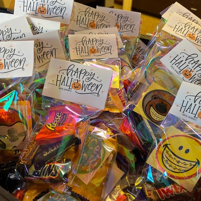 Happy Halloween Treat Bag Toppers/ Cookie Treat Bag Toppers/ Printable ...