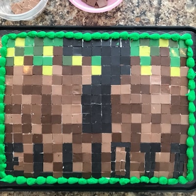 2cm / 3/4 Pixel tile Mosaic Minecraft Silicone - Etsy