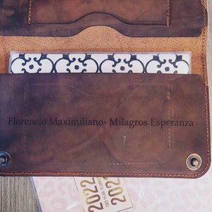 Leather Handmade Personalized Organizer,leather Portfolio,daily Planner ...