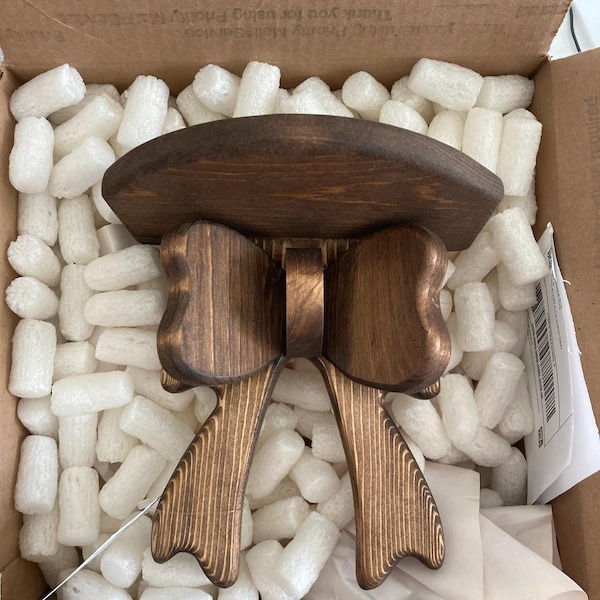 Wooden Bow Shelf - Etsy