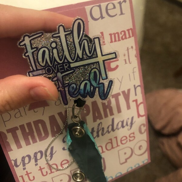 Lab Badge Buddy, Blood Splatter Badge Buddy, Customizable Acrylic ...