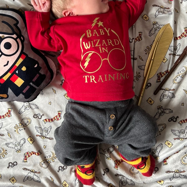 Wizard in Training, Onesie Shirt, Potter Baby, SVG, PNG, Baby Harry ...
