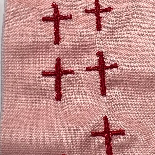 Christian Cross Embroidery Design PES & DST Digital Files, Hoop Size: 4 ...