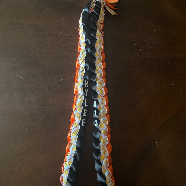 Softball Leis (senior Night, Graduation) - Etsy