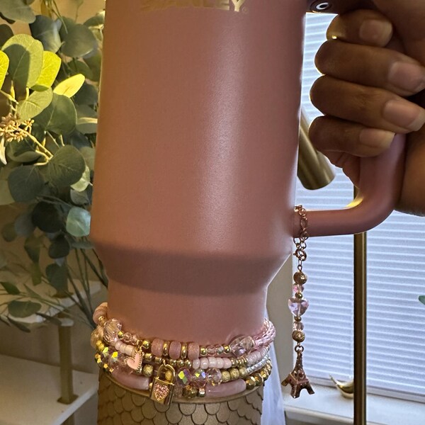 Deep Purple Stanley Bracelet Stack Accessories Purple With Teal - Etsy