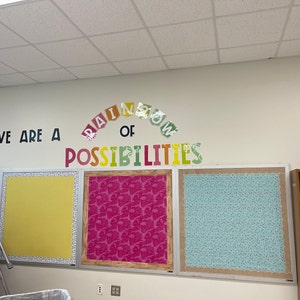 Rainbow Brights Classroom Decor Bundle, Bright Class Theme, Easy and ...