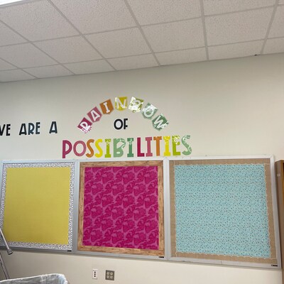 Rainbow Brights Classroom Decor Bundle, Bright Class Theme, Easy and ...