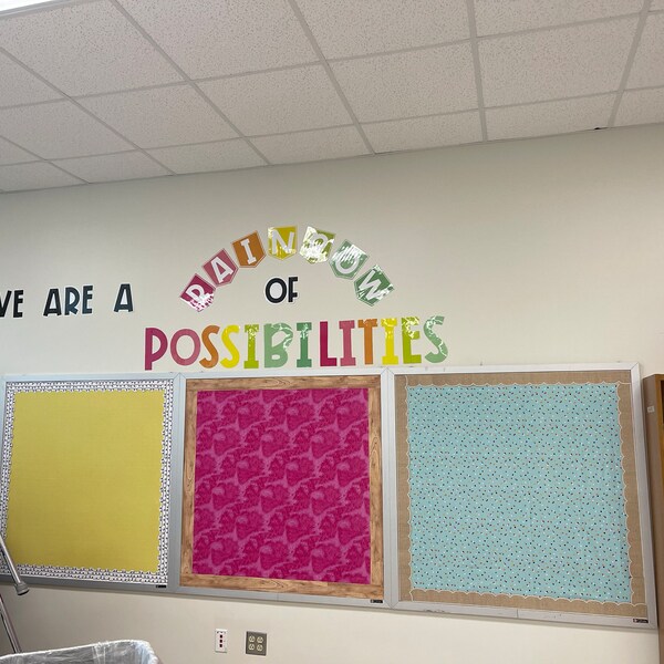 Rainbow Brights Classroom Decor Bundle, Bright Class Theme, Easy and ...