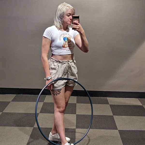 Holographic Taped Synergy Firehoop With Removable (screw-in) Wicks ...