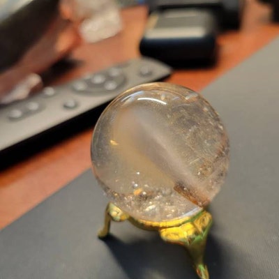 Beautiful Garden Quartz Tower With Black Rutiles, Lodolite Inclusion ...