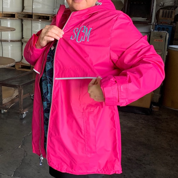 Charles River Monogrammed Rain Jacket: Windproof, Waterproof Outerwear ...