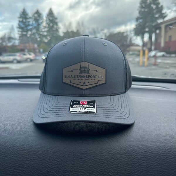 Custom Trucking Company Hats, Personalized Hats, Custom Semi Truck Hat ...