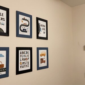 Set of 6 Transportation Prints, Vehicles Art Print, Printable Wall Art ...