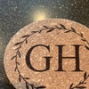 CHOOSE YOUR DESIGN! Personalized Trivet, Monogrammed Cork Trivet ...