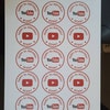15 Youtube Cupcake Toppers PERSONALIZED, Birthday Party, Youtube Party ...