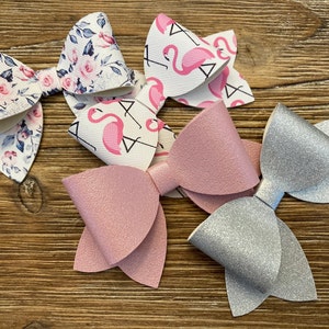 Heart Bow Template Hair Bow Cut File Hair Bow SVG Bow - Etsy