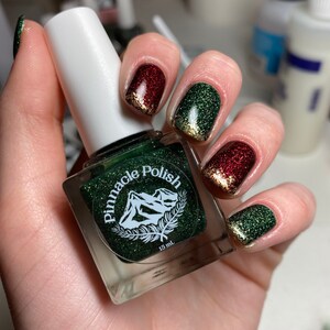 Truth PINNACLE POLISH Black White Glitter Topper Handmade | Etsy