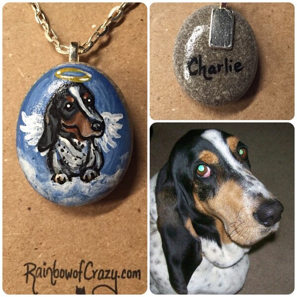 Custom Pet Jewelry, Angel Pet Necklace, Charm Pendant, Personalized ...