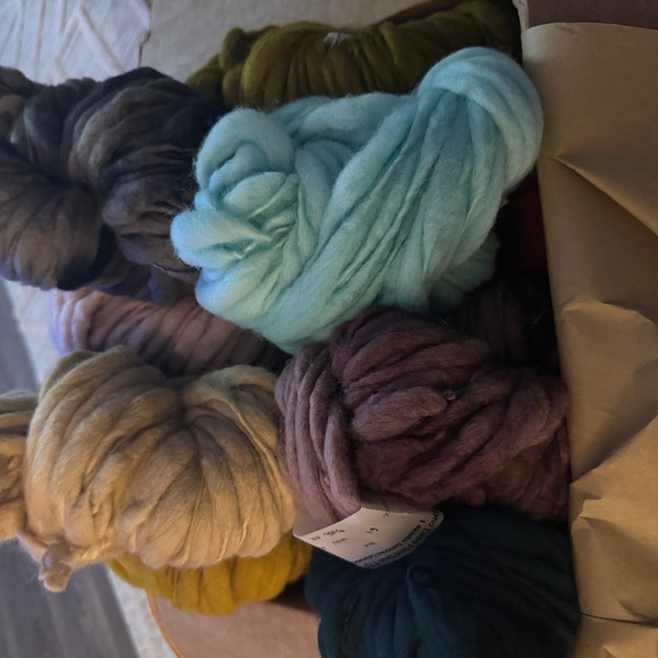 Thick and Thin Merino Yarn Slub Hand Dyed Tts(tm) 66 Mini Skein - Etsy