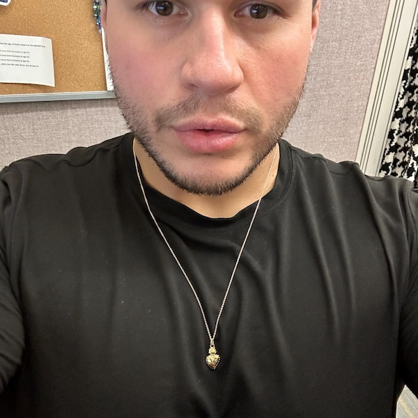 Virgin Mary Medal Sterling Silver Necklace, Religious Catholic, Long - Etsy