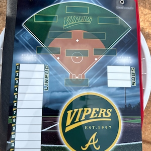 Custom Lineup Cards Baseball or Softball 4 Part Carbonless - Etsy