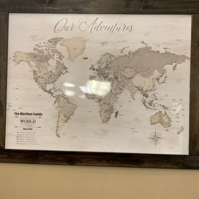 Huge World Map, Large World Map, Printable Map, Oversized World Map ...