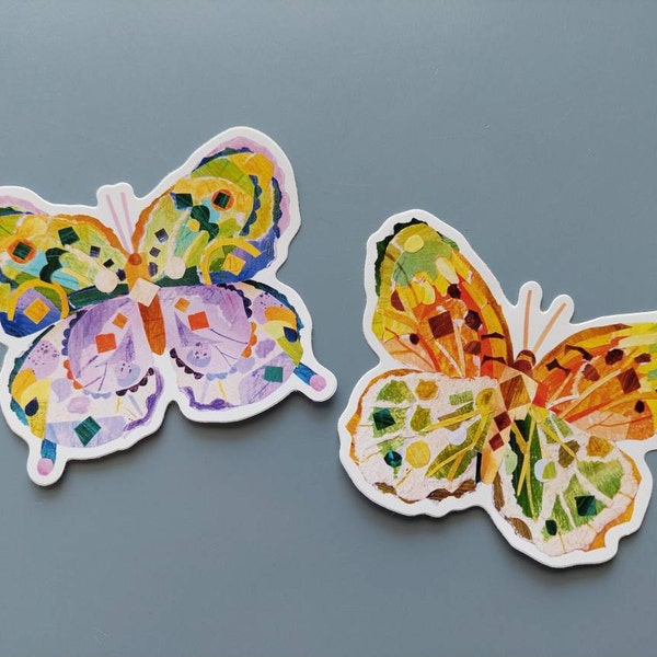 Square Boat Collage, Harbour Collage, Seaside Print - Etsy