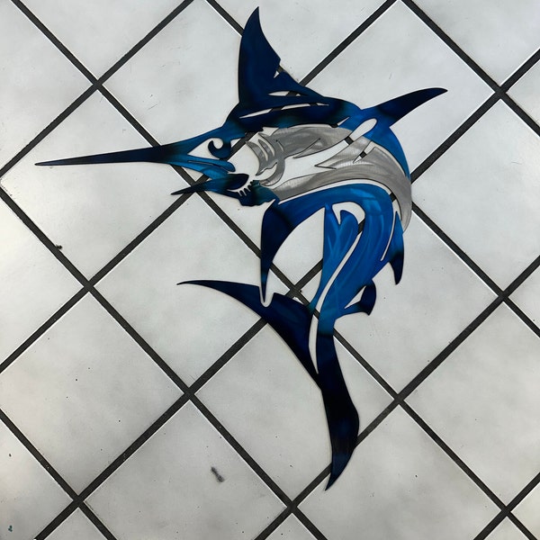 Metal Redfish Plasma Cut Sign Art Red Fish Fishing Lake Ocean Beach ...