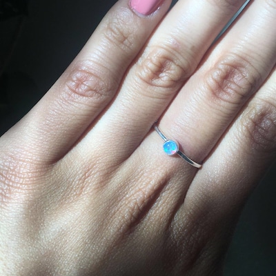 Tiny Shell Stacking Ring, Gold Filled Seashell Stacking Ring, Thin Gold Shell Ring, Stacking ...