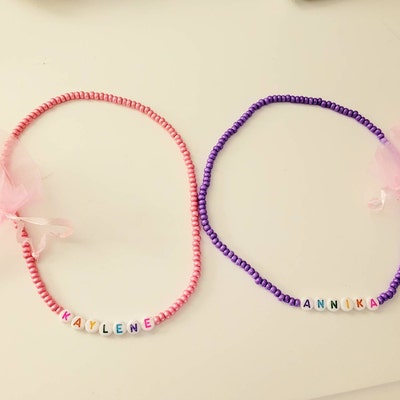 Stretchy Necklaces, Girls Necklace, Toddler Necklace for Girls, Toddler ...