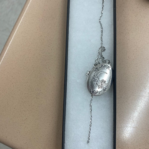 Witch Locket, Broom Closet Locket, Moon Locket, Witchy Pendant ...