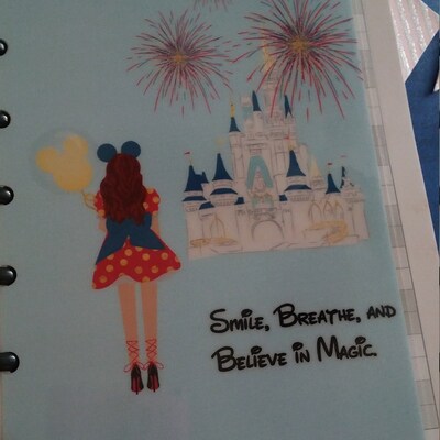 Disney Inspired Happy Planner Covers. Disney World Background With Your ...