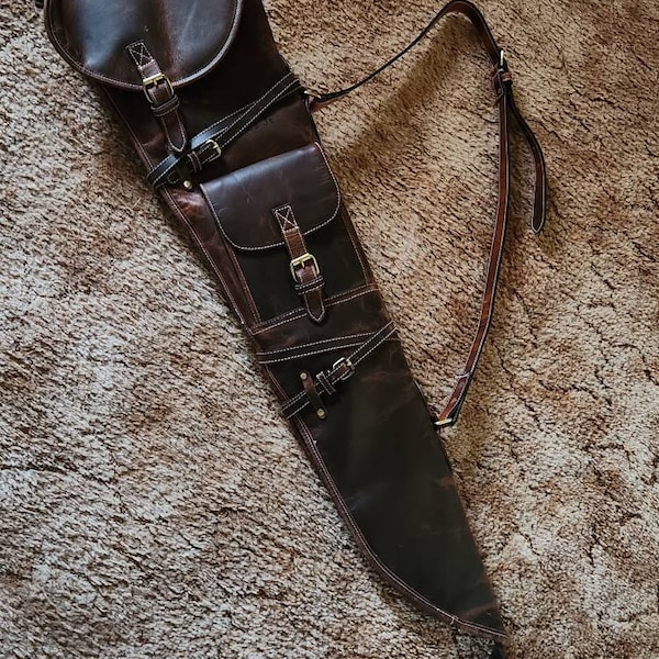 Brown Leather QUIVER/ Side Quiver / Arrow Hip Quiver / Medieval Quiver ...