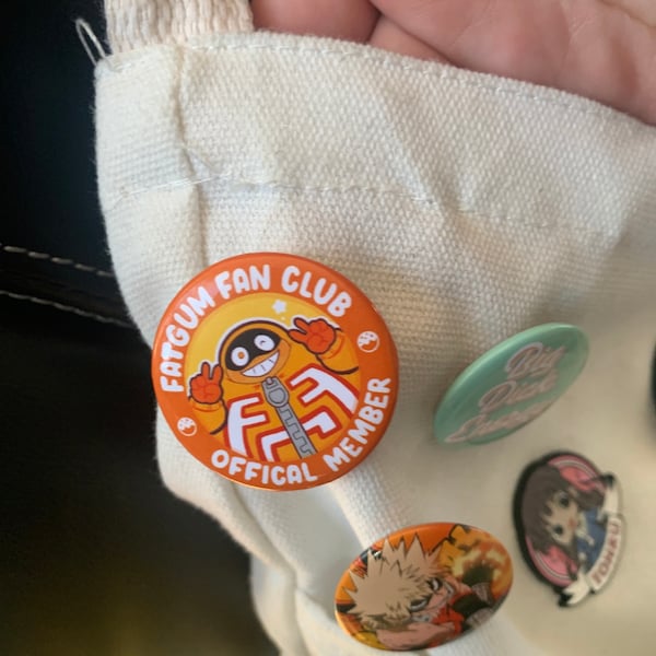 Fat Fan Club Badge - Etsy