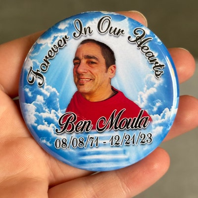 In Loving Memory of Rest in Peace 2 Inch Pin Back Buttons - Etsy