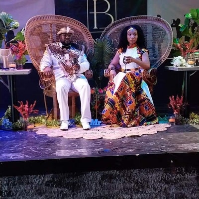 3 in 1 White and Gold Zulu Hati Large Zulu Hat african Hat Isicholo ...