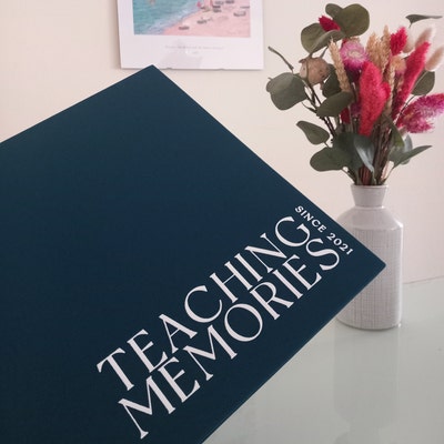 Modern Coffee Table Book Family Photo Album Memories, Handmade Family ...