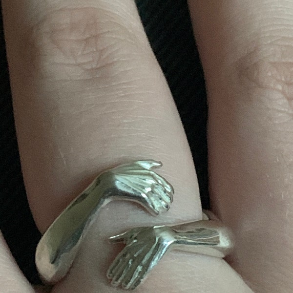 The Original Hug Ring. Handmade in London From Recycled Sterling Silver ...